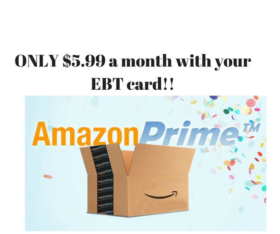 Save on Amazon Prime with your EBT Card! $5.99 | MyBJsWholesale