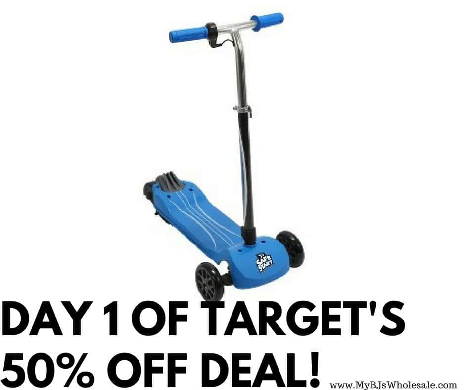 Target's 50% off Deal of the Day- Safe Start Electric Scooter ...