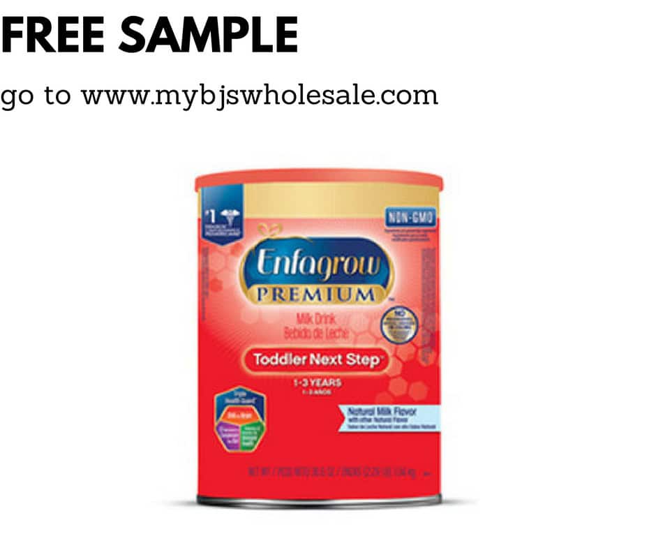 Free 10 oz. Sample of Enfagrow® Toddler | MyBJsWholesale
