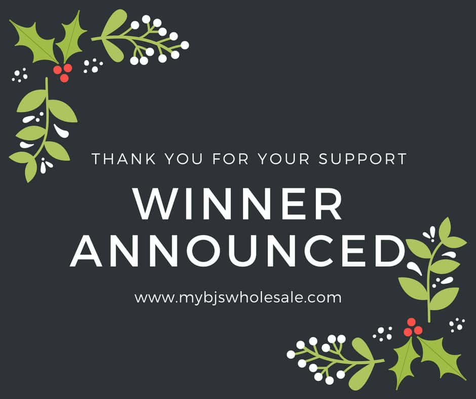 Here's the Winner for the $50 BJ's Gift Card | MyBJsWholesale