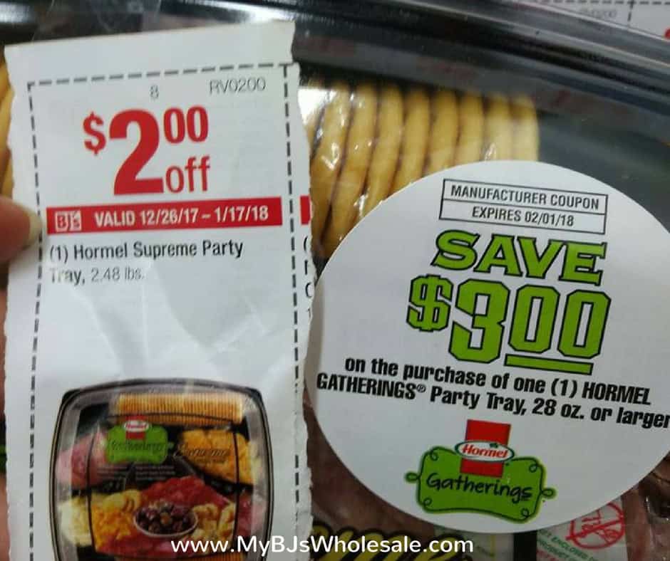 Huge Hormel Party Gathering Tray only $9.99 after Coupons at BJs ...