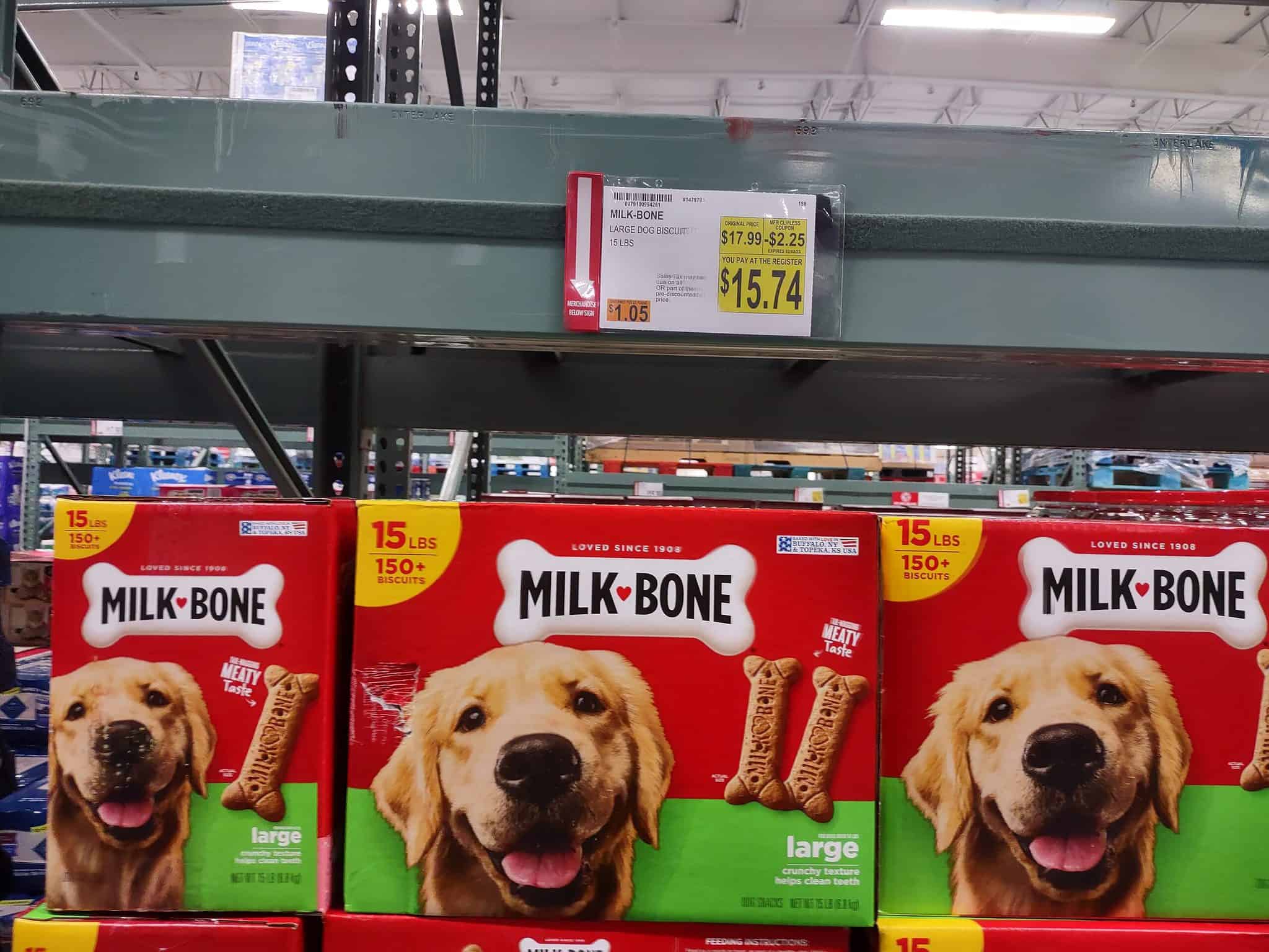 Milkbone Dog Biscuits 15lbs $15.74 | MyBJsWholesale